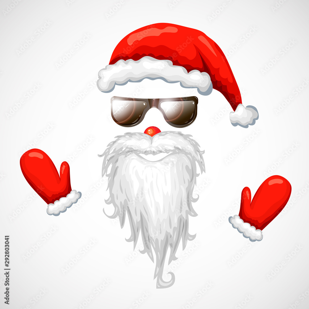 Santa Claus Beard Clip Art