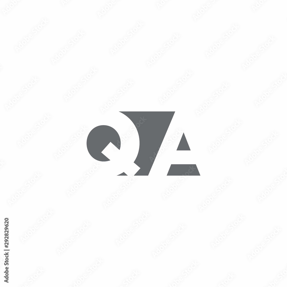 QA Logo Stock Vector | Adobe Stock