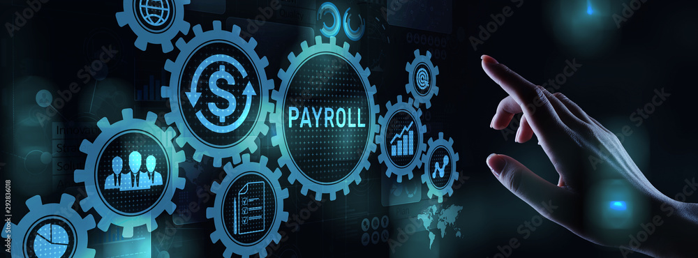 Payroll Business finance concept on virtual screen. Stock Photo | Adobe ...