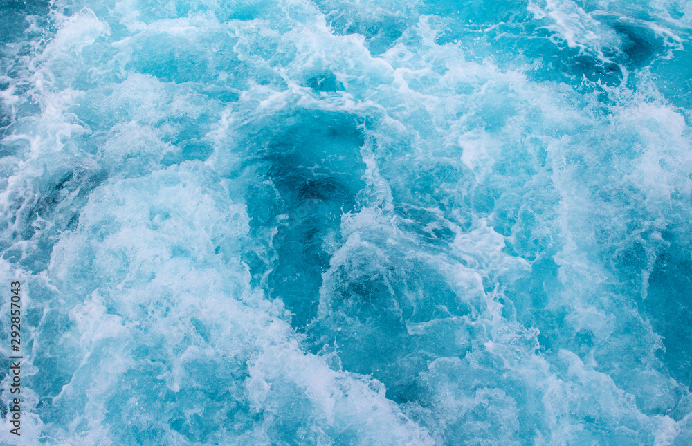 Sea surface texture. Blue water background. Blue sea water mesh. Motor ...