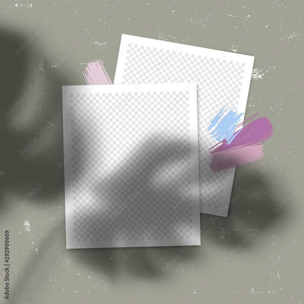 Trendy Template Poster for Social Networks Posts. Vector Collage with ...