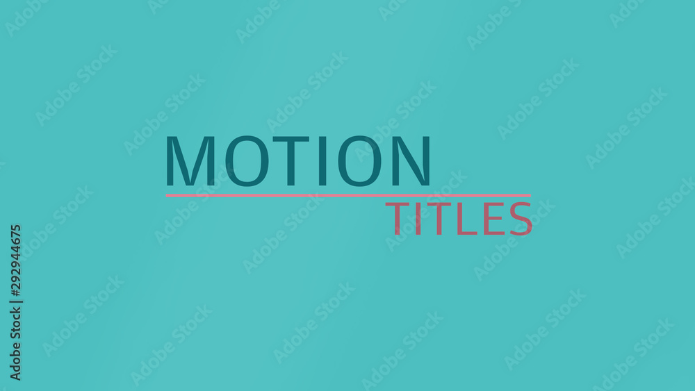 Clean Titles Reveal Stock Template | Adobe Stock