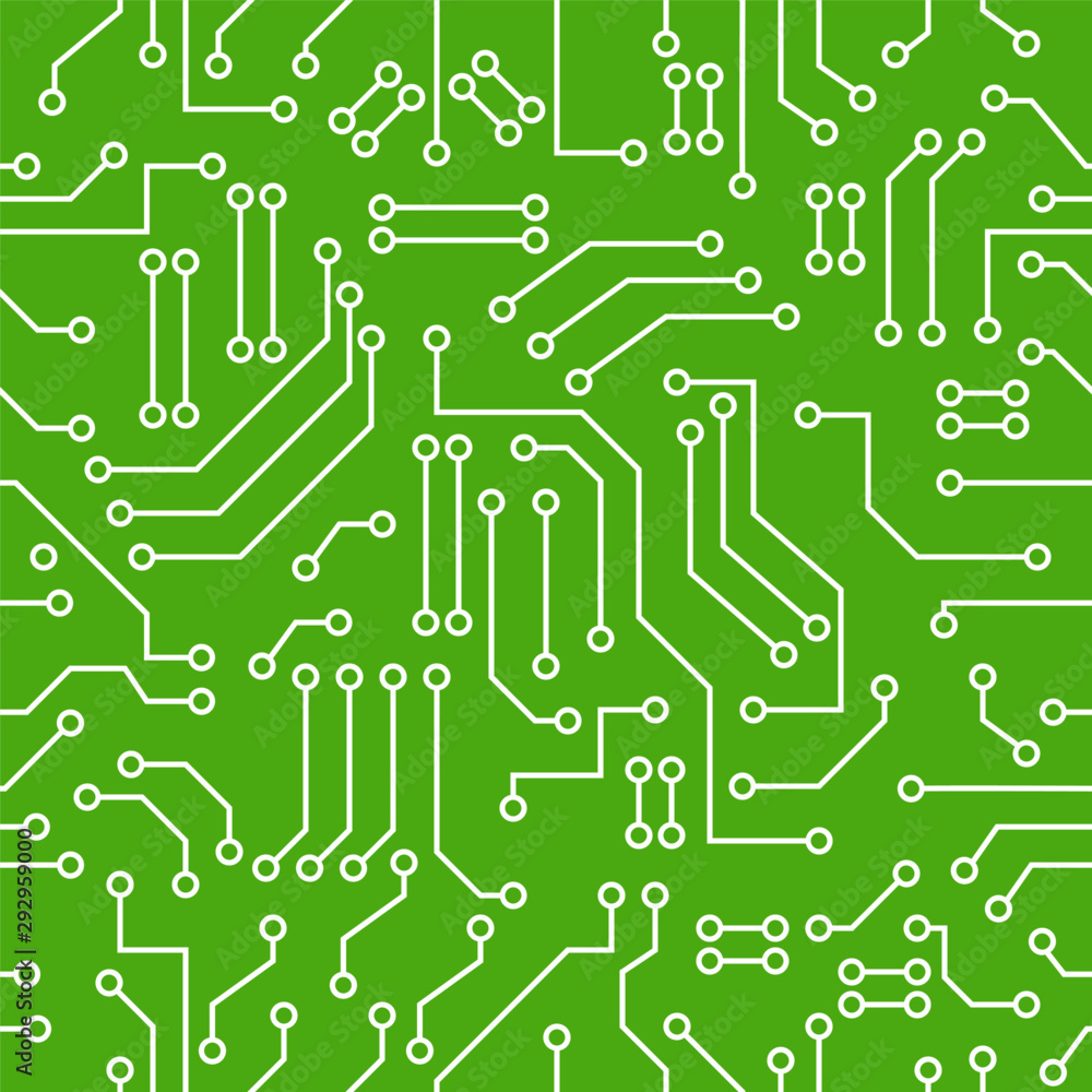Printed circuit board Stock Vector | Adobe Stock