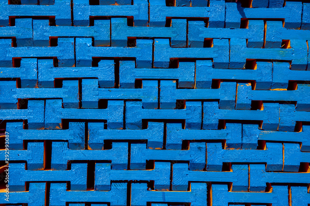 Brand new formwork boards for concrete work. Materials for the ...