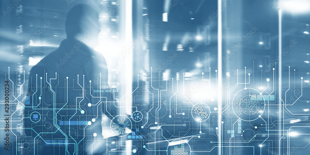 Schematic electronic draft server room information communication ...
