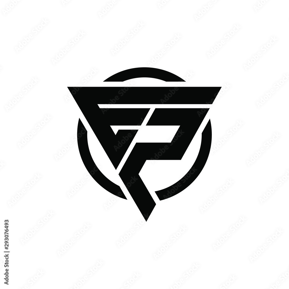 E2, 2E, ZE, EZ Triangle Logo Circle Monogram Design Vector Super Hero ...