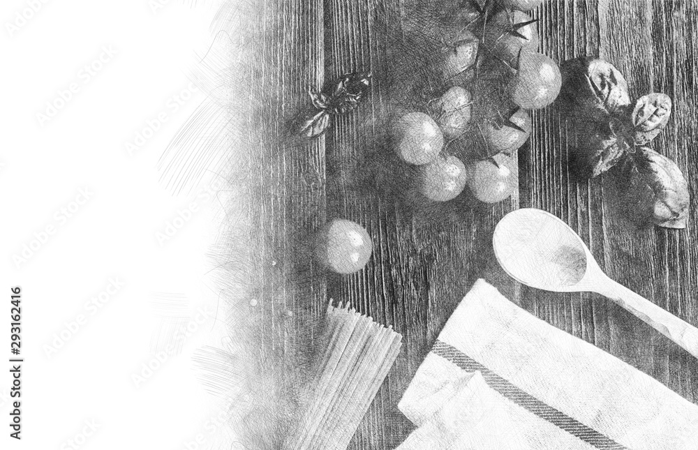Food Drawings In Pencil