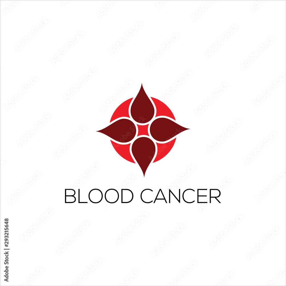 blood cancer vector icon design.Blood Cancer logo design. Vector ...