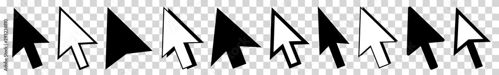 Cursor | Mouse Arrow Icon | Computer Mouse Pointer | Isolated ...