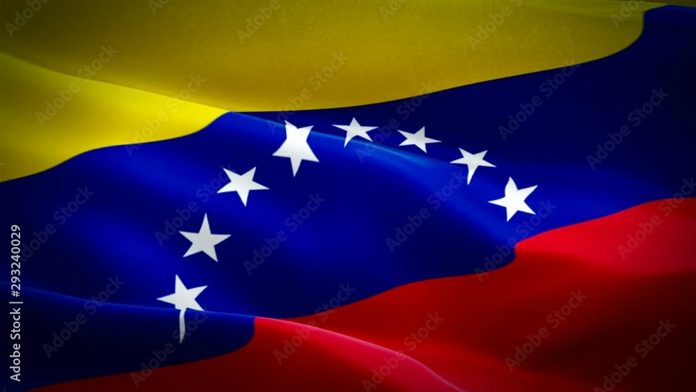 Stockvideon Venezuelan flag Closeup 1080p Full HD 1920X1080 footage ...