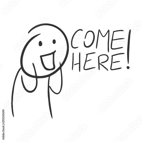 Come Here Clipart