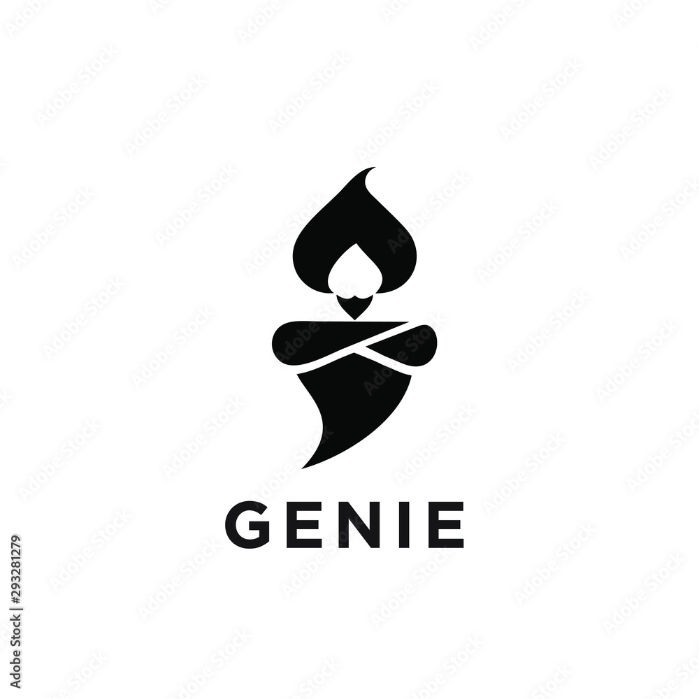 genie logo icon designs vector Stock Vector | Adobe Stock