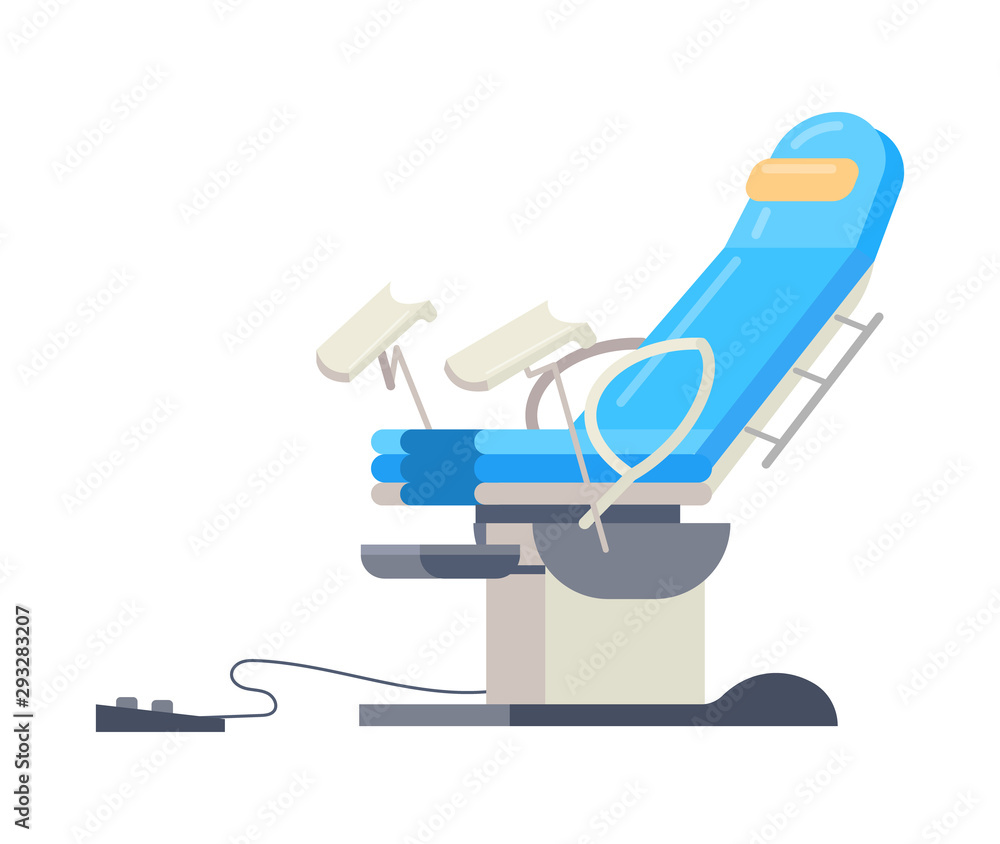 Hospital medical equipment gynecological chair for examining woman ...