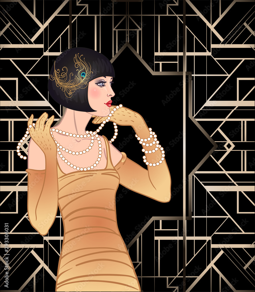 Flapper Party Invite