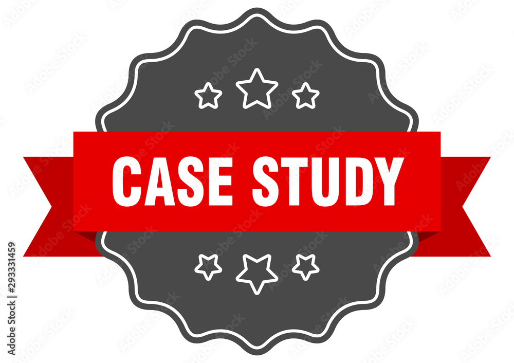 case study red label. case study isolated seal. case study Stock Vector ...