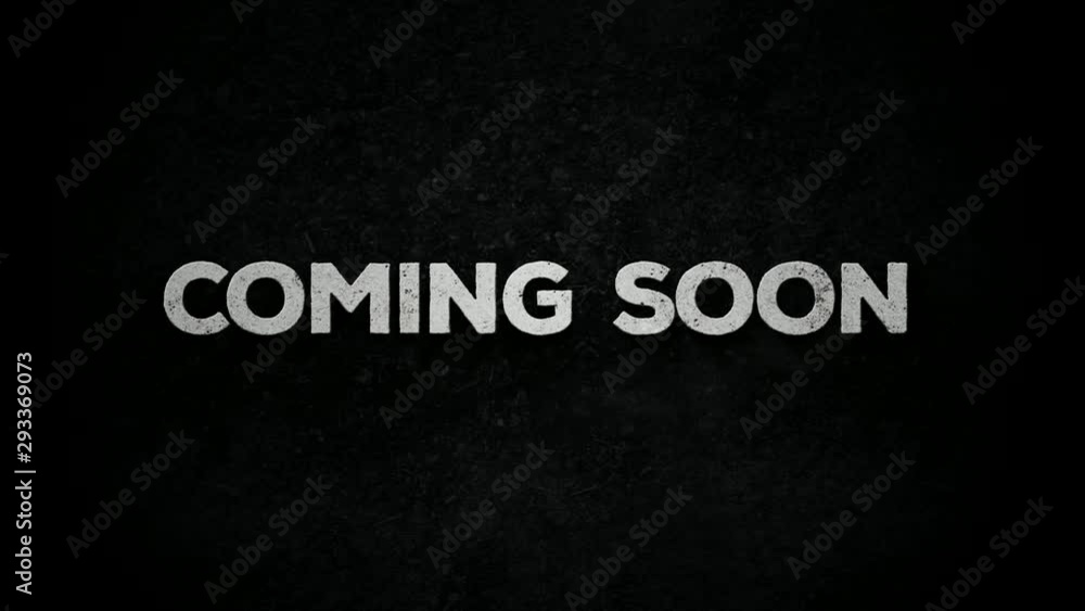 Movie Trailer Coming Soon Background/ 4k animation of an impressive ...