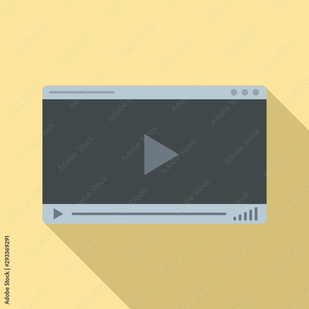 Web Video Player Icon