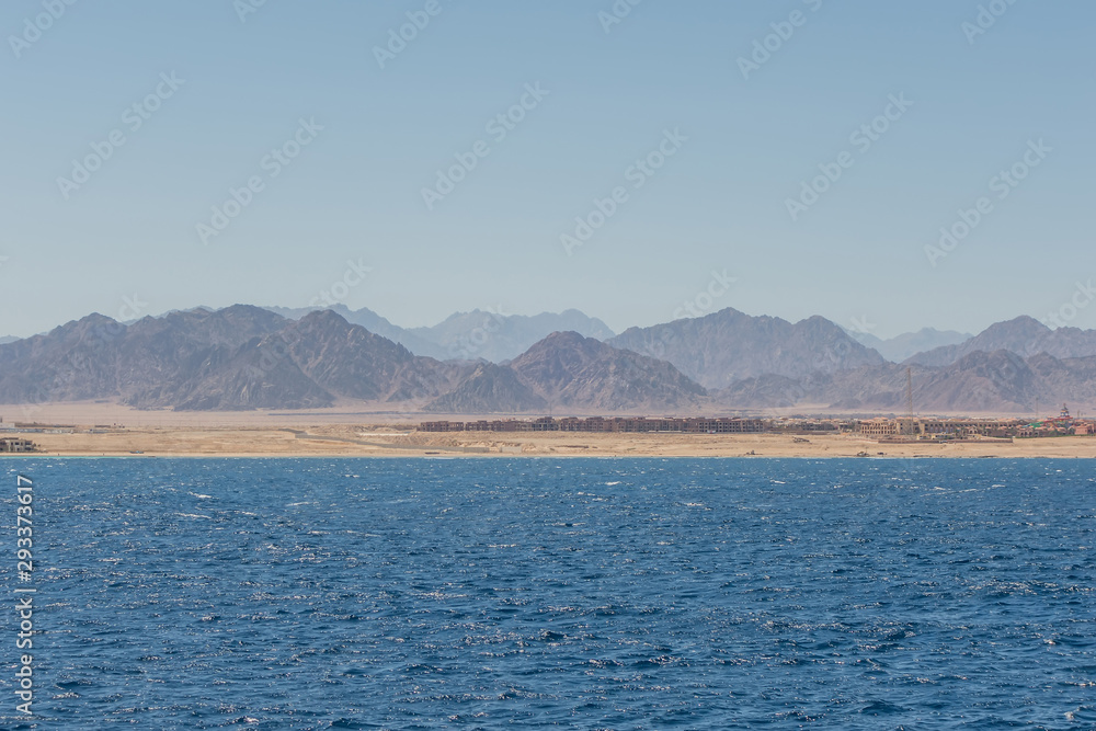 Red sea Tiran island Bay Akaba near Sharm El Sheikh in Egypt Stock ...