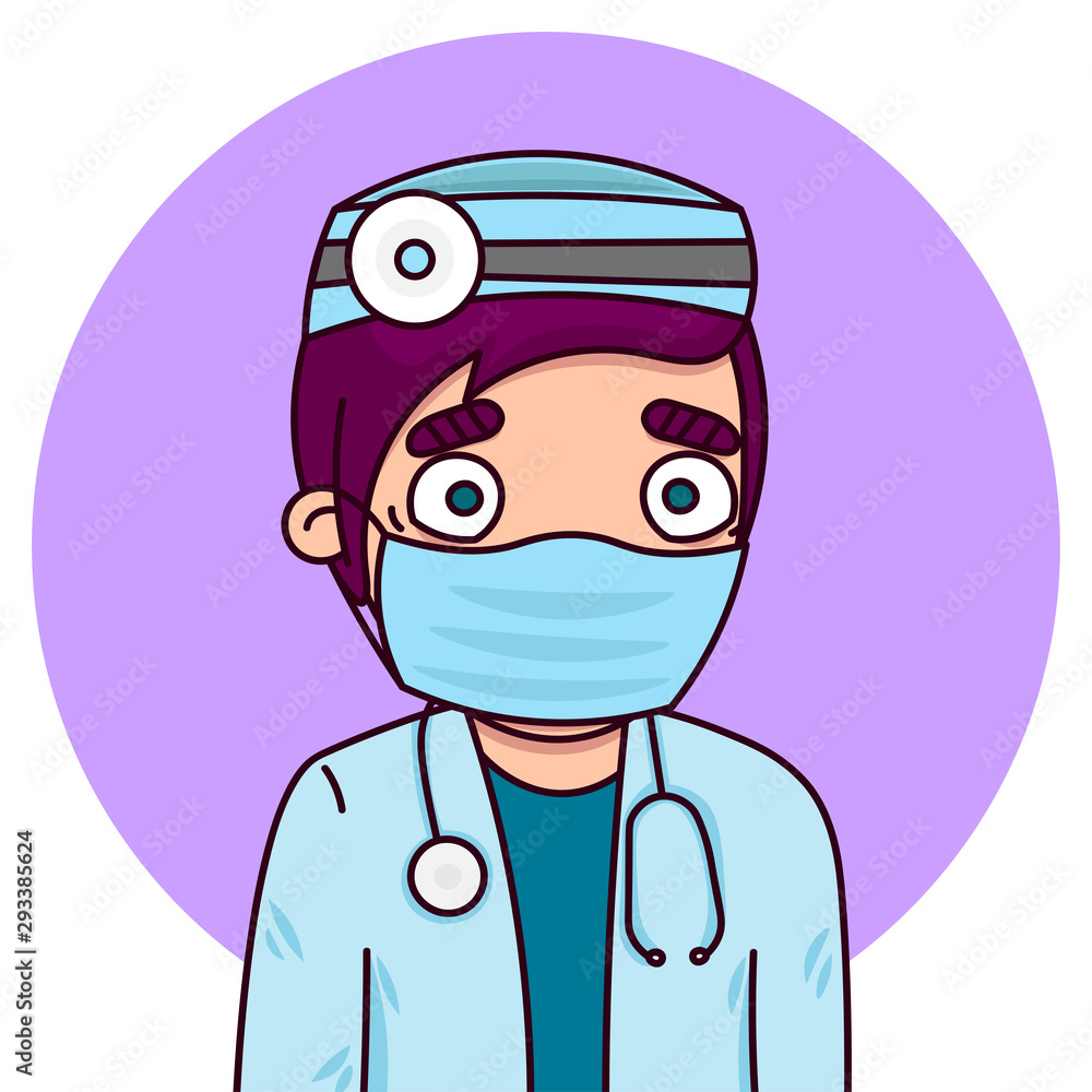Vector image of a human, man, guy. Image for avatar, print for postcard ...