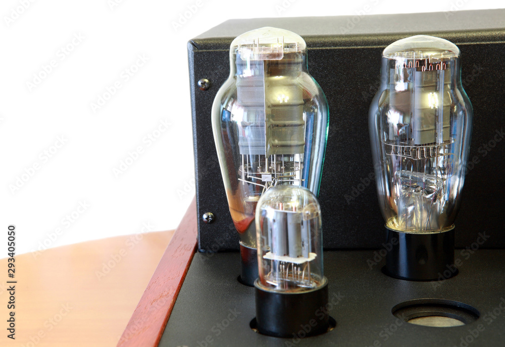 vacuum tube amplifier Stock Photo | Adobe Stock