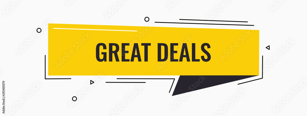 Great deals Stock Vector | Adobe Stock