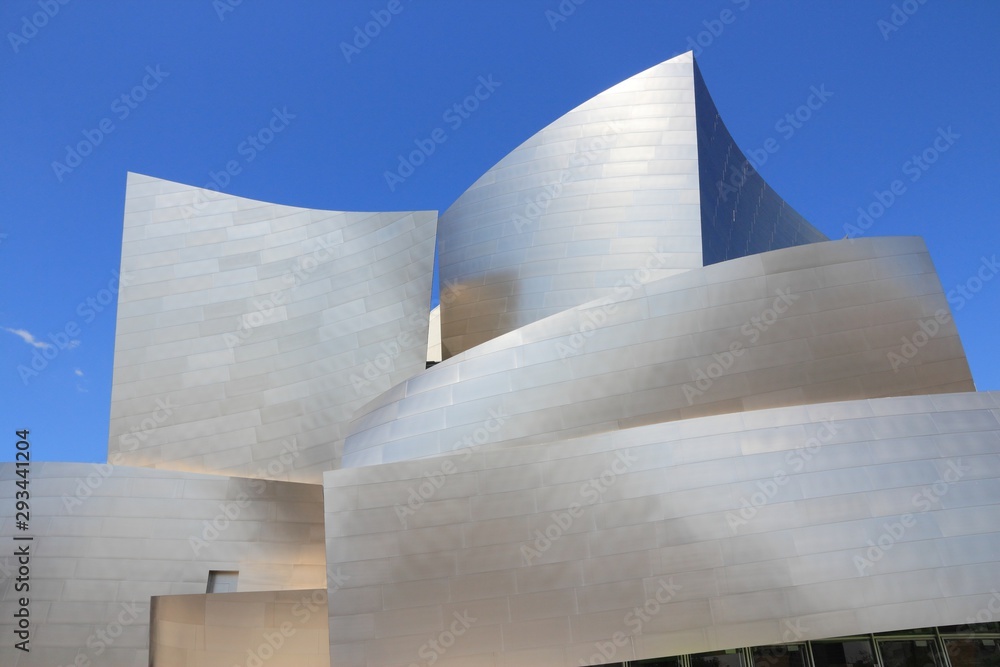 LOS ANGELES, USA - APRIL 5, 2014: Walt Disney Concert Hall in Los ...
