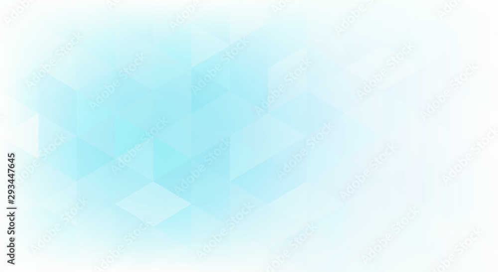 Subtle background with gradient textured by light blue triangles ...