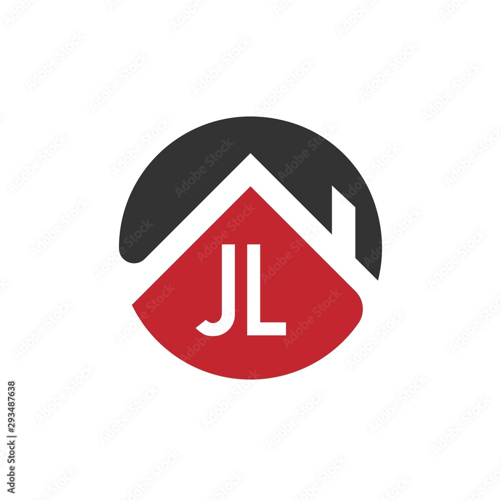 Initial Letter JL Building Logo Vector Design Template. Real Estate ...