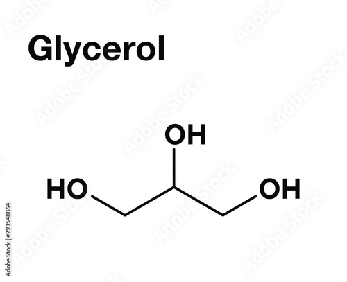 Vegetable Glycerin Structure