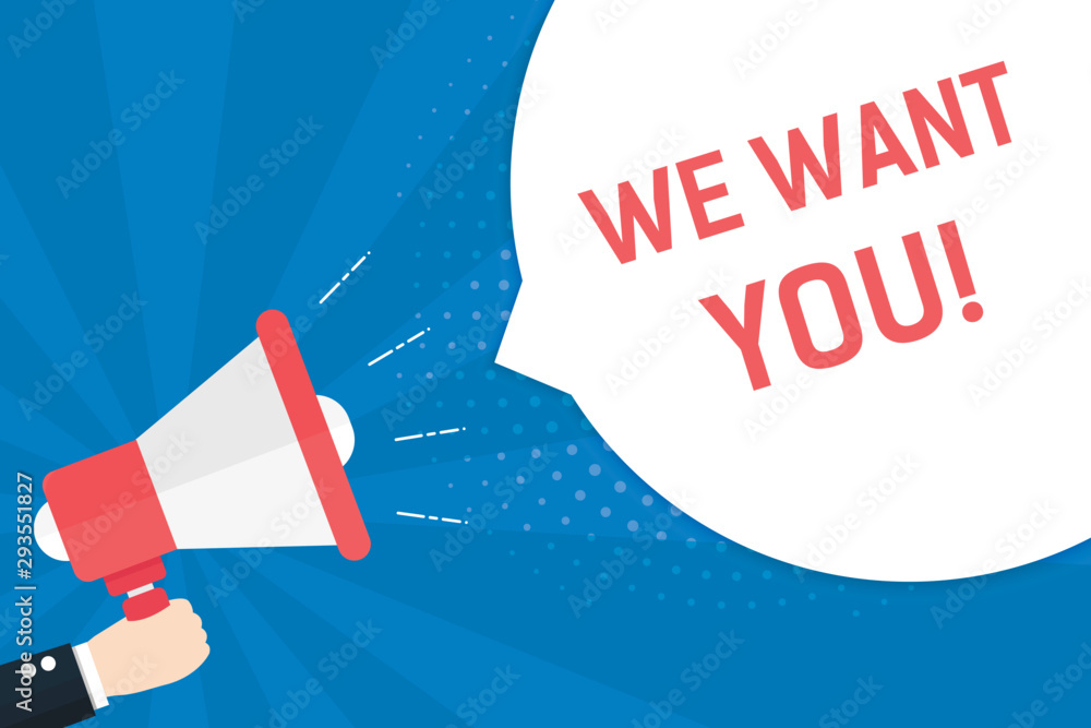 We Want You Clip Art