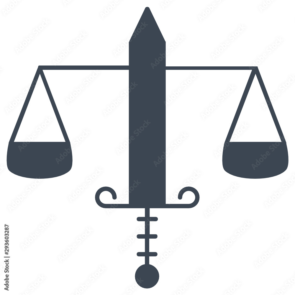 Lawyer Solicitor Magistrate Paralegal Justice Vector Icon Stock Vector ...