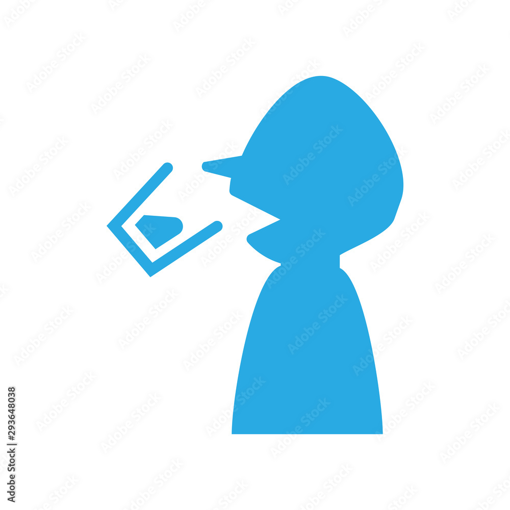 Gargle icon. Oral care symbol Stock Vector | Adobe Stock