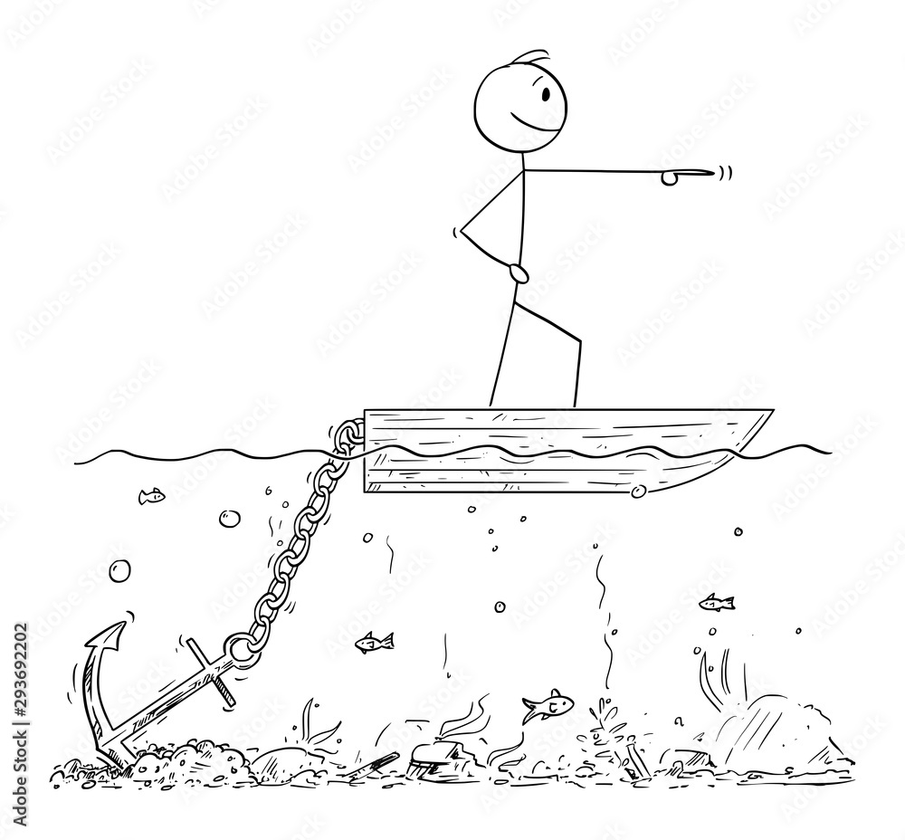 Vecteur Stock Vector cartoon stick figure drawing conceptual ...