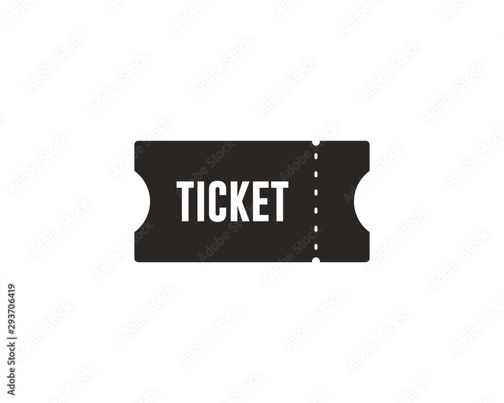 Ticket icon symbol vector Stock Vector | Adobe Stock
