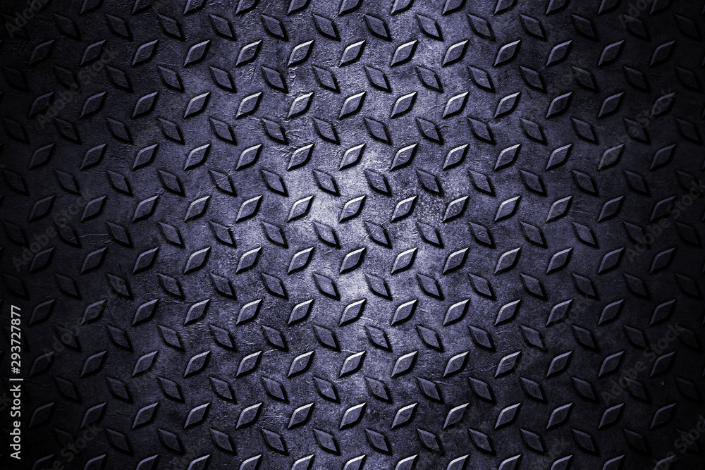 old and rust diamond plate. metal background and texture. Stock ...