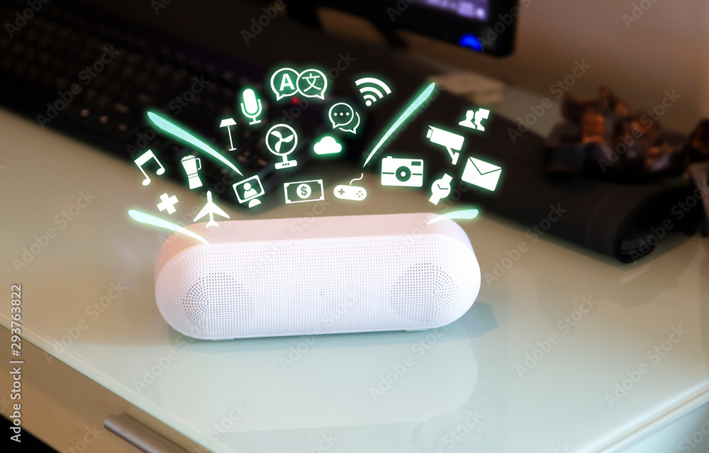 Smart Home assistant device, Virtual assistant , Artificial ...