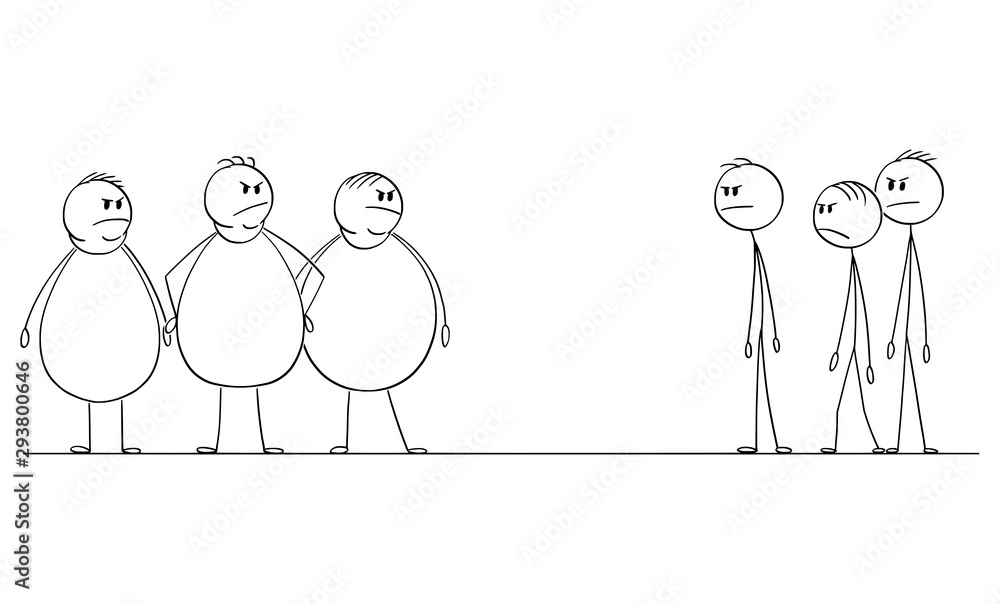 Thin People Cartoon