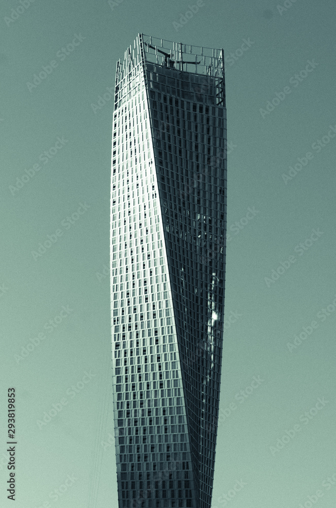 NOV,26 -DUBAI, UAE: Cayan Tower Also known as Infinity Tower, it is the ...