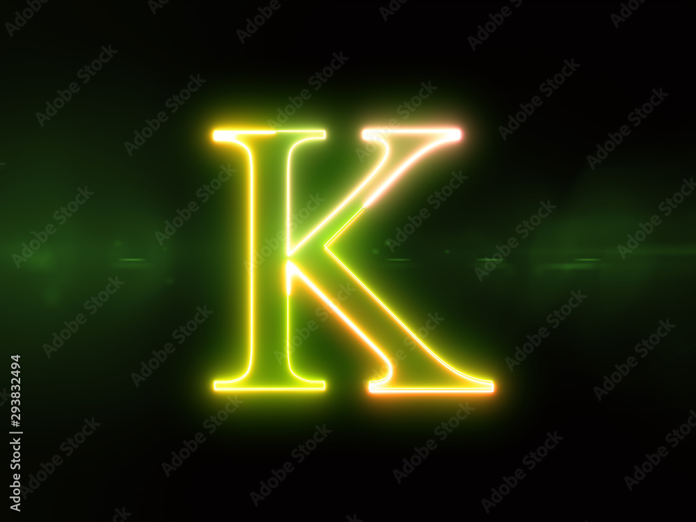 Green Letter K