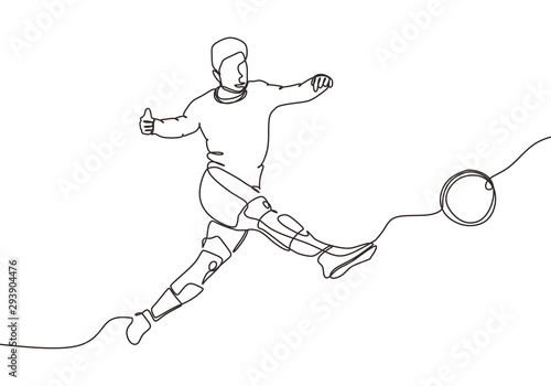 How To Draw Someone Kicking A Soccer Ball