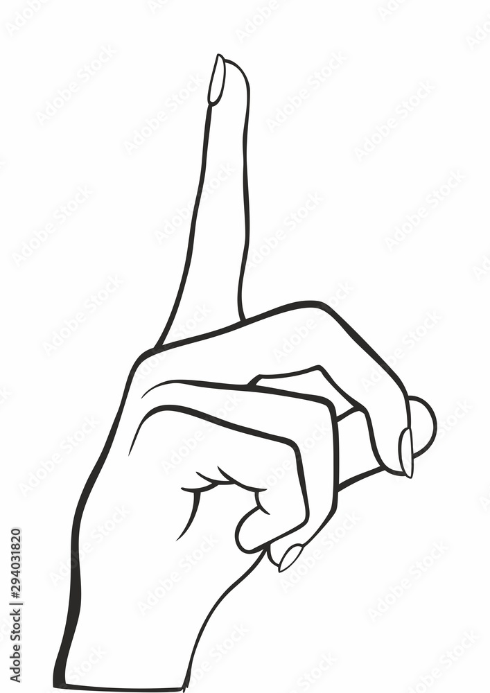 Hand Pointer Finger Clip Art