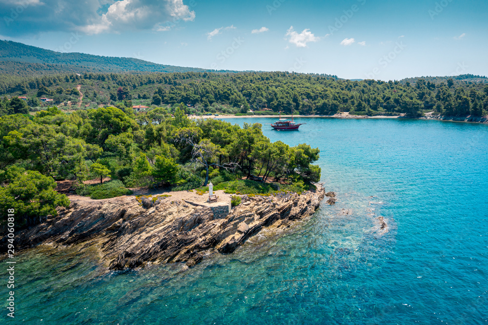 Grecja z lotu ptaka Stock Photo | Adobe Stock