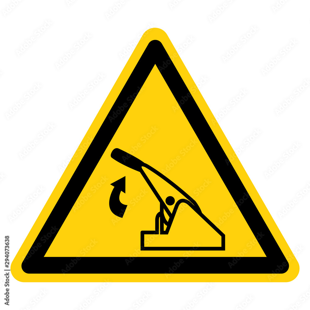 Warning Pull Parking Brake Symbol Sign, Vector Illustration, Isolate On ...