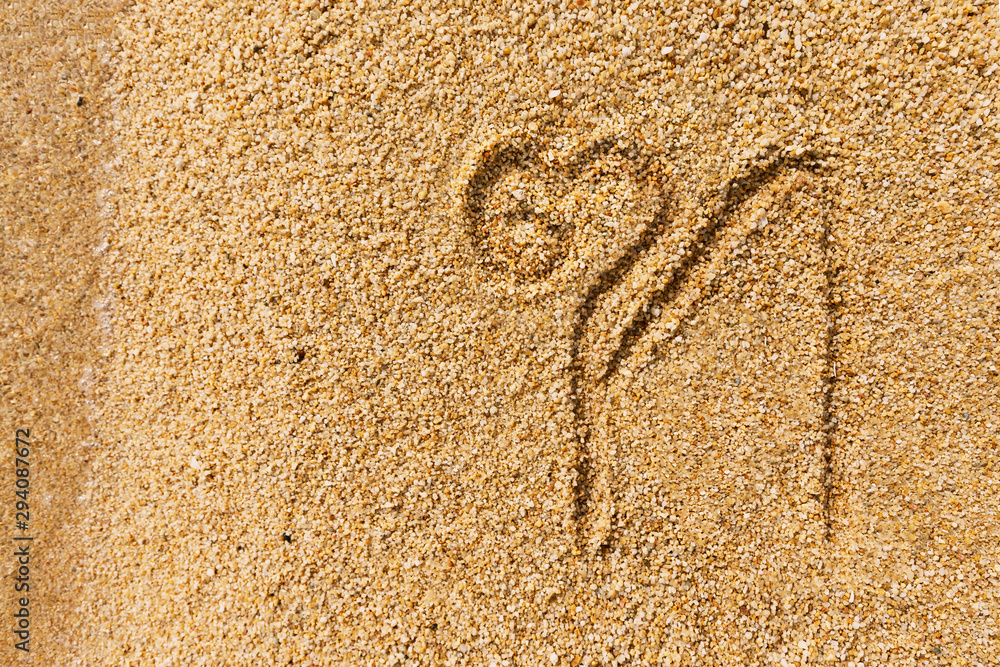 Closeup image of thai letter taaw mon taaw meaning mandodari written at ...