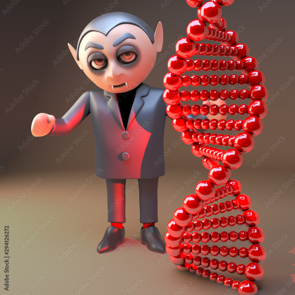Dna Double Helix Cartoon