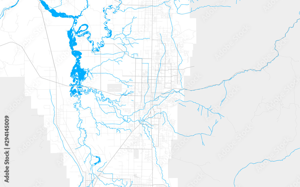 Rich detailed vector map of Logan, Utah, United States of America Stock ...