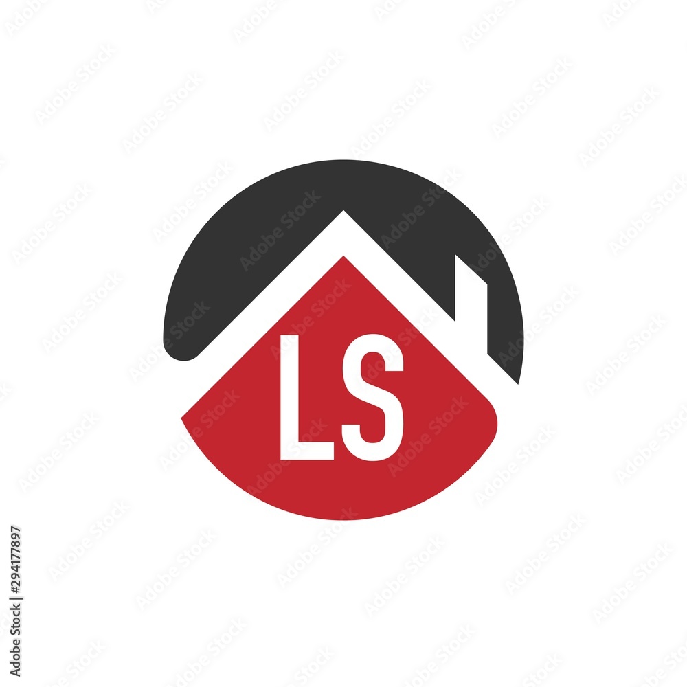 Initial Letter LS Building Logo Vector Design Template. Real Estate ...