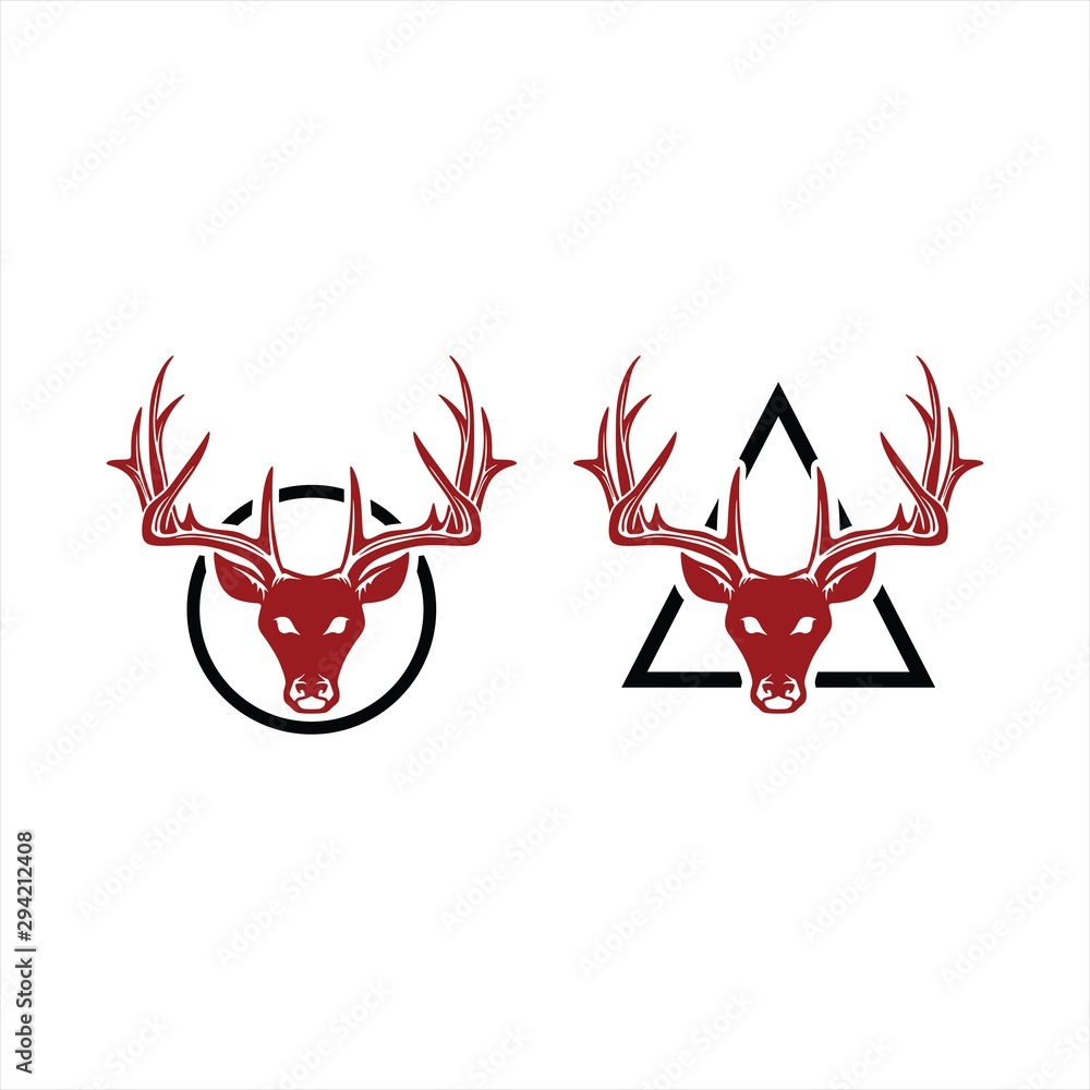 Cool Deer Head Logos