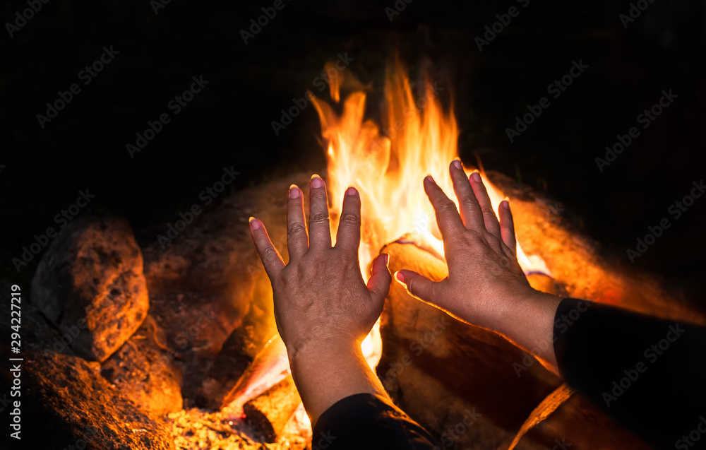 Woman Roasted Over Fire