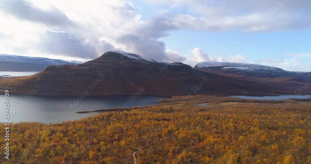 Vidéo Stock Malla natural park, Aerial, tracking, drone shot, over ...